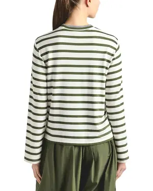 Derek Lam 10 Crosby Myrtha Striped Top