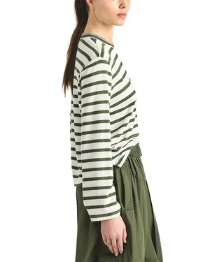 Derek Lam 10 Crosby Myrtha Striped Top