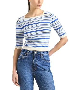 Derek Lam 10 Crosby Andora Stripe Tee