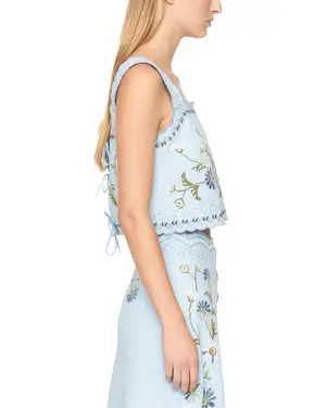 Sea Audra Embroidered Tank