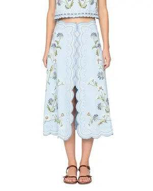 Sea Audra Embroidered Skirt