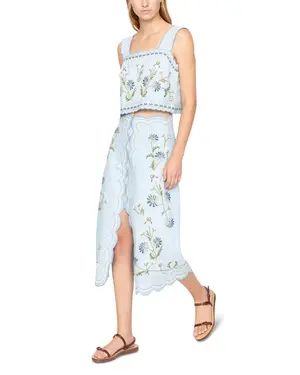 Sea Audra Embroidered Skirt