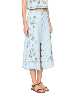 Sea Audra Embroidered Skirt
