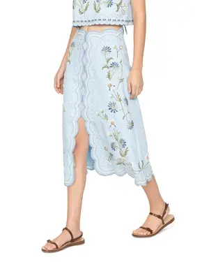 Sea Audra Embroidered Skirt