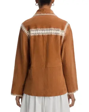Sea Irena Suede Jacket - Camel