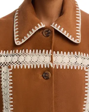 Sea Irena Suede Jacket - Camel