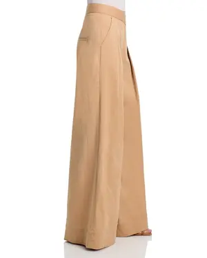 Veronica Beard Heron Pleated Wide-leg Pants