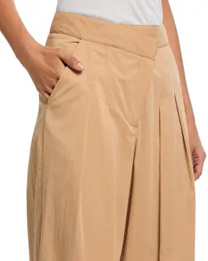 Veronica Beard Heron Pleated Wide-leg Pants