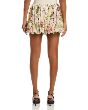 Cara Cara Bloom Silk Shorts