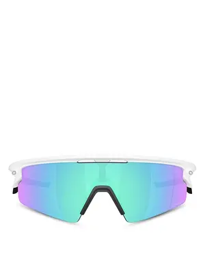 Oakley Rectangular Shield Sunglasses 37mm - Matte White