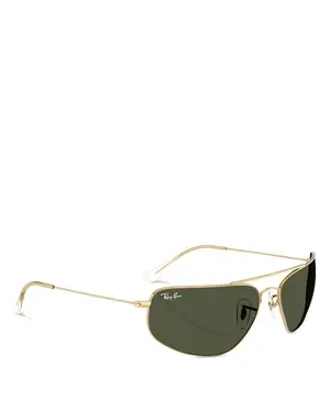 Ray-ban Rectangular Sunglasses, 63mm