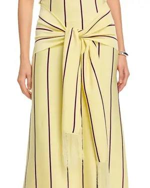 3.1 Phillip Lim Striped Midi Tank Dress - Yuzu Multi