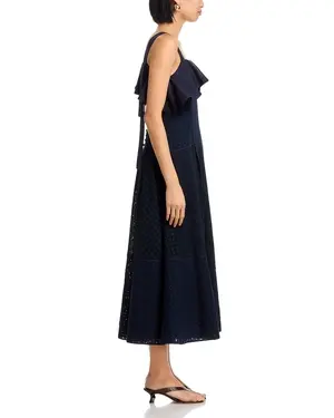 3.1 Phillip Lim Broderie Anglaise Midi Dress