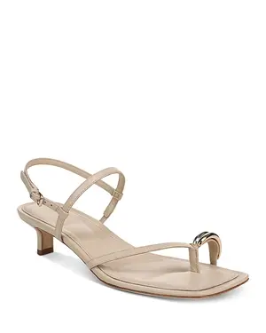 Vince Polli Kitten Heel Sandals - Birch Sand