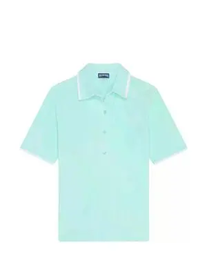 Vilebrequin Collared Embroidery Polo - Blue