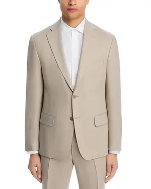 Vince Slim-fit Linen Suit Jacket - Oatmeal