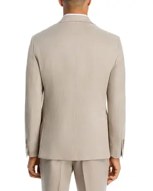Vince Slim-fit Linen Suit Jacket - Oatmeal