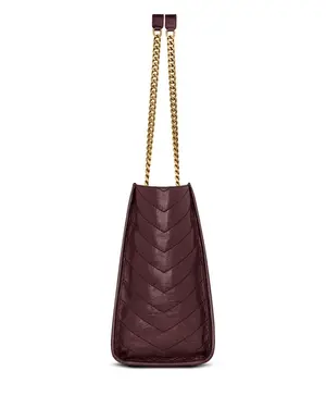 Saint Laurent Niki Shopping Bag - Rouge Cabernet