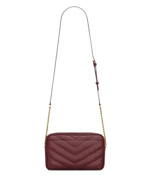 Saint Laurent Loulou Camera Bag - Rouge Cabernet