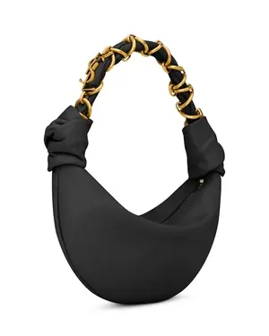 Saint Laurent Amalia Mini Hobo Bag - Black
