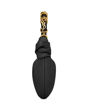 Saint Laurent Amalia Mini Hobo Bag - Black