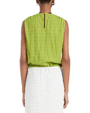 Proenza Schouler White Label Bradley Crewneck Textured Top - Apple