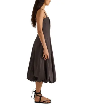 Proenza Schouler White Label Ella Midi Dress - Coffee