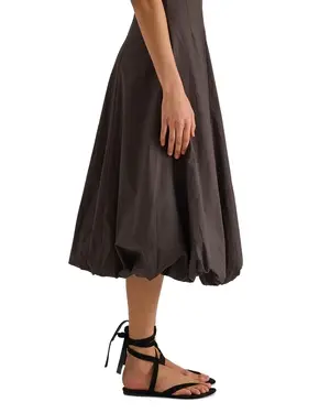 Proenza Schouler White Label Ella Midi Dress - Coffee