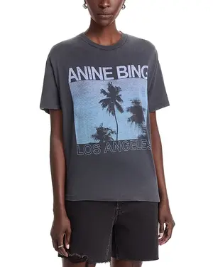 ANINE BING Cade Palms Tee - Grey