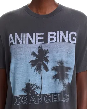 ANINE BING Cade Palms Tee - Grey