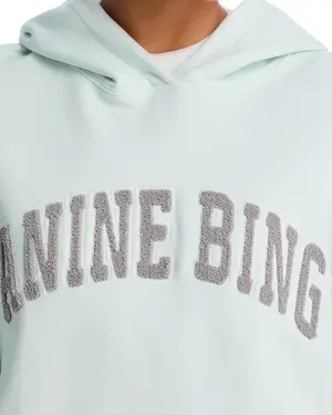 ANINE BING Harvey Fleece Hoodie - Green