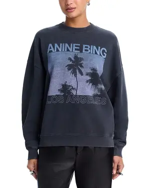 ANINE BING Miles Graphic Sweatshirt