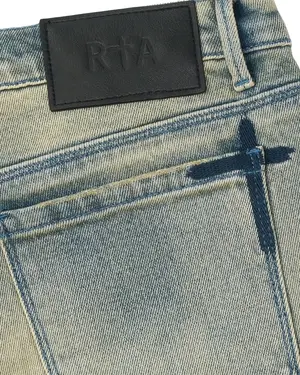 RtA Skinny Fit Washed Jeans