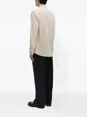 ANOTHER ASPECT Striped Chest-pocket Shirt