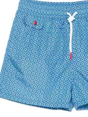 Kiton Printed Swim Shorts