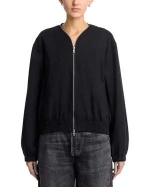 Alexander Wang Zip-up Cotton Coaches Jacket