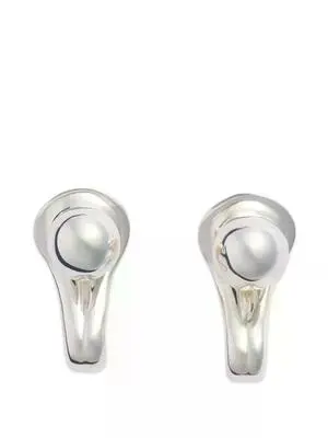 PATOU Asymmetric Stud Earrings - Silver