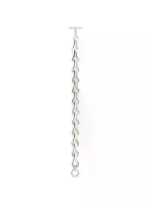 PATOU Asymmetric Chain Bracelet - Silver