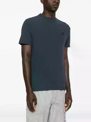 Stone Island Ghost Logo-patch T-shirt - Blue