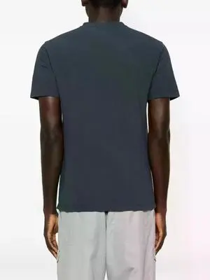 Stone Island Ghost Logo-patch T-shirt - Blue