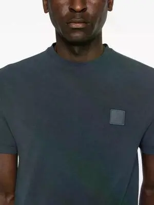 Stone Island Ghost Logo-patch T-shirt - Blue