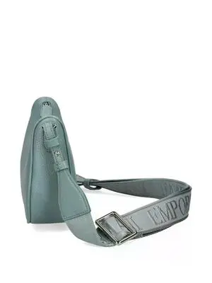 Emporio Armani Cross Body Bag With Logo Strap - Blue