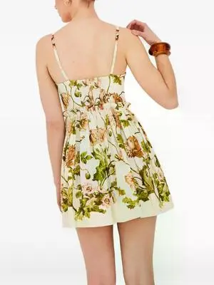 Cara Cara Kori Floral-print Ruffled Dress