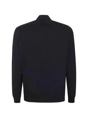 BRETT JOHNSON Zip-front Knit Cardigan