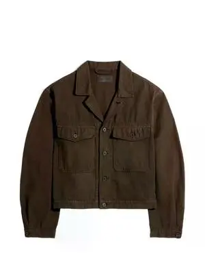 LEMAIRE Flap-pocket Trucker Jacket - Brown