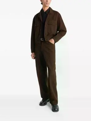 LEMAIRE Flap-pocket Trucker Jacket - Brown