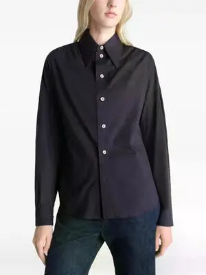 LEMAIRE Pointed Collar Shirt - Black