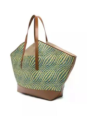 Marni Striped-pattern Tote Bag