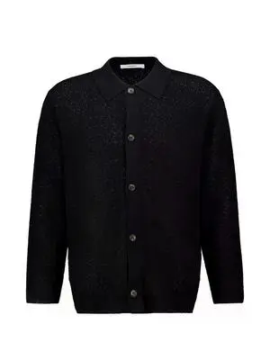 Commas Collared Button-front Cardigan