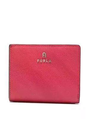 Furla Camelia Compact Logo Leather Wallet - Pink
